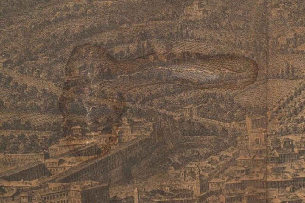 Giuseppe Vasi | Prospetto dell'Alma Citta di Roma visto dal Monte ...