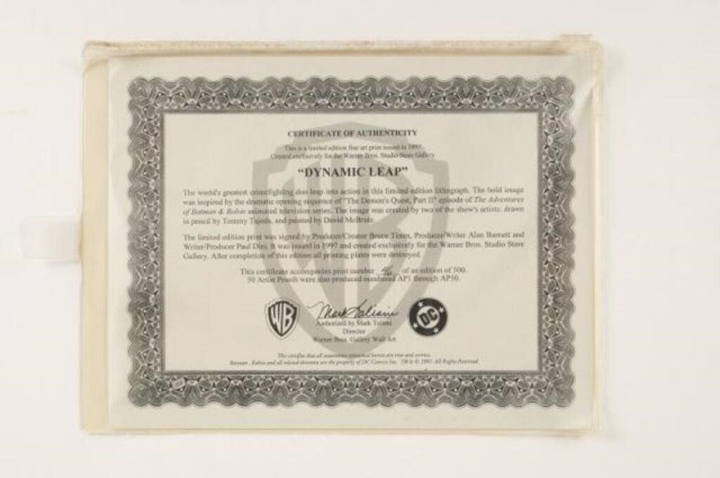 Bruce Timm | Batman & Robin Art Print. | MutualArt