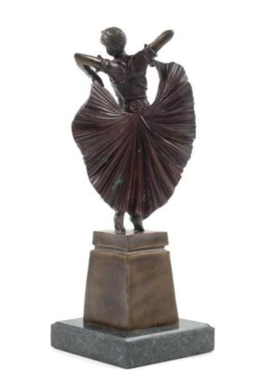 Demetre H. Chiparus | Egyptian Dancer Bronze, After Chiparus. | MutualArt
