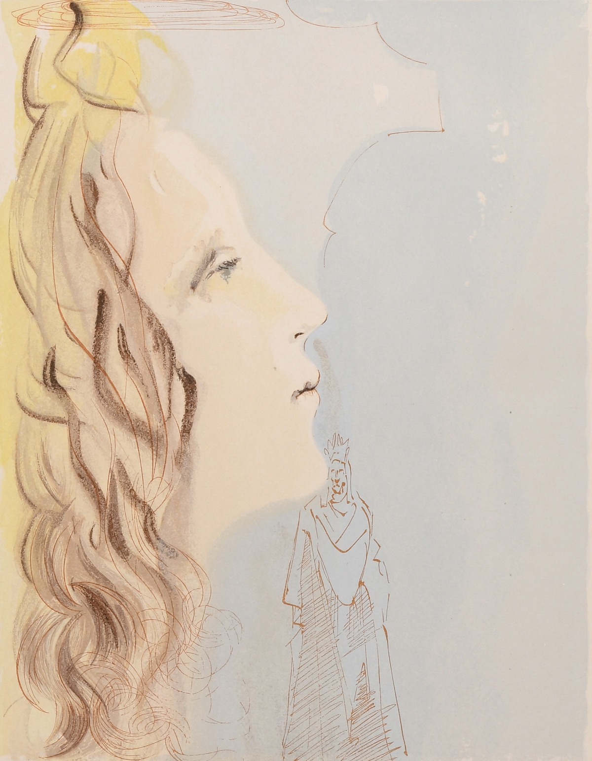 Salvador Dalí | SALVADOR DALI WOODCUT HEAVEN CANTO 8 | MutualArt