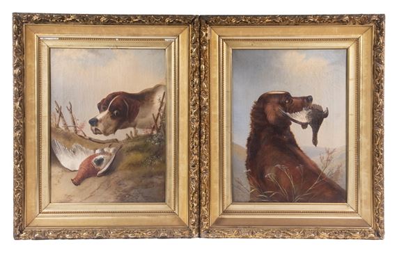 Alexander Pope Jr. | Two Spaniels | MutualArt
