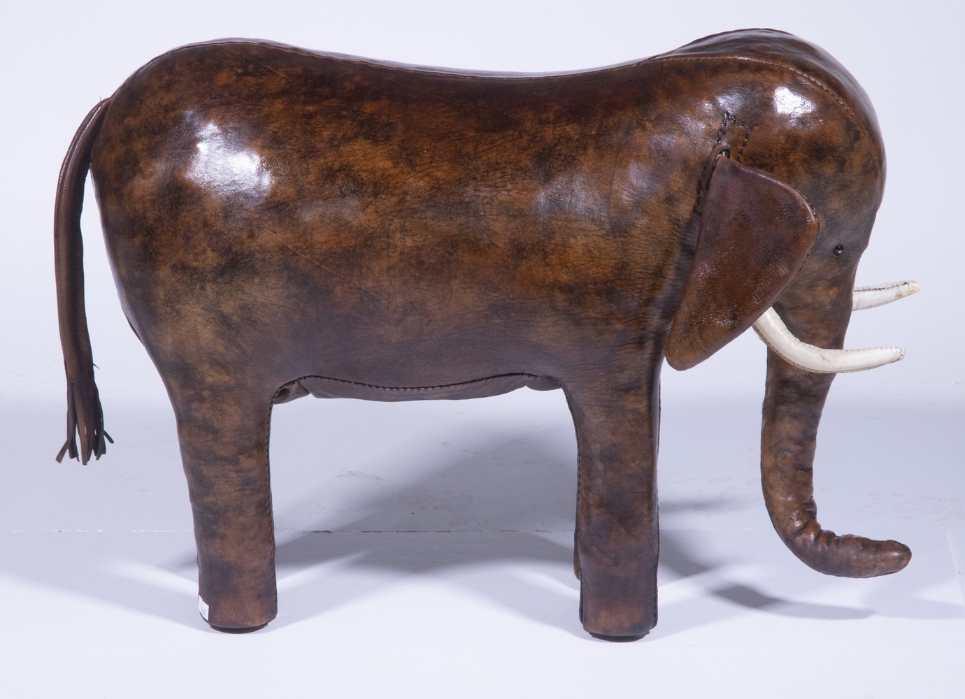 Dmitri Omersa | Vintage English Leather Footstool by Omersa & Co ...