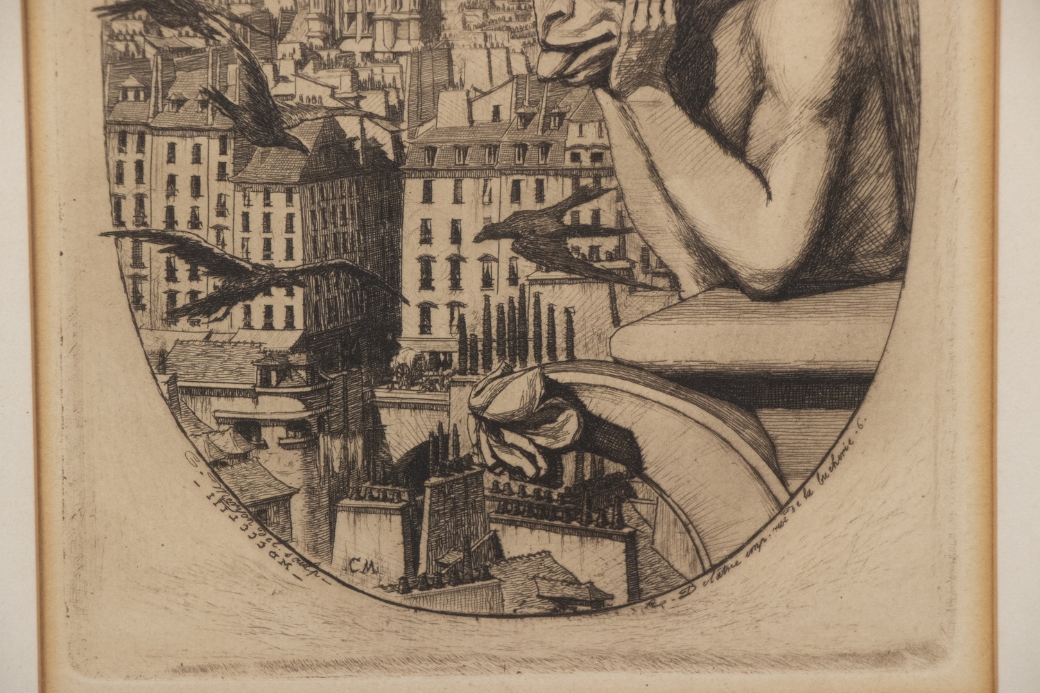 Charles Meryon | Le Stryge (The Vampire) (Circa 1853) | MutualArt