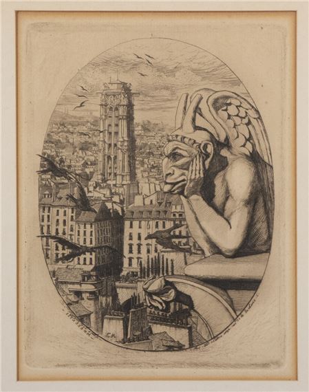 Charles Meryon | Le Stryge (The Vampire) (Circa 1853) | MutualArt