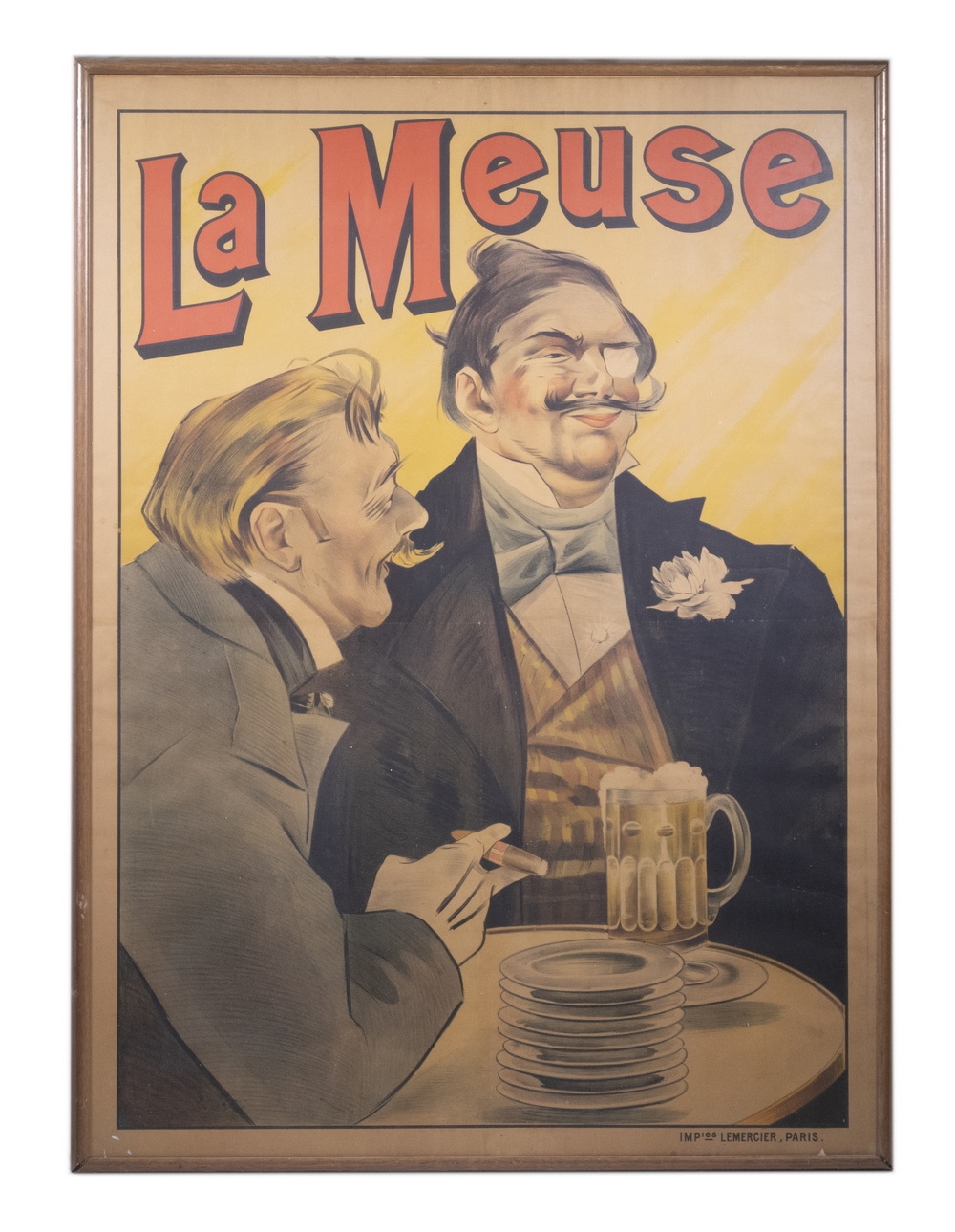 Ludek Marold | Circa 1895 French Art Nouveau Beer Advertising ...
