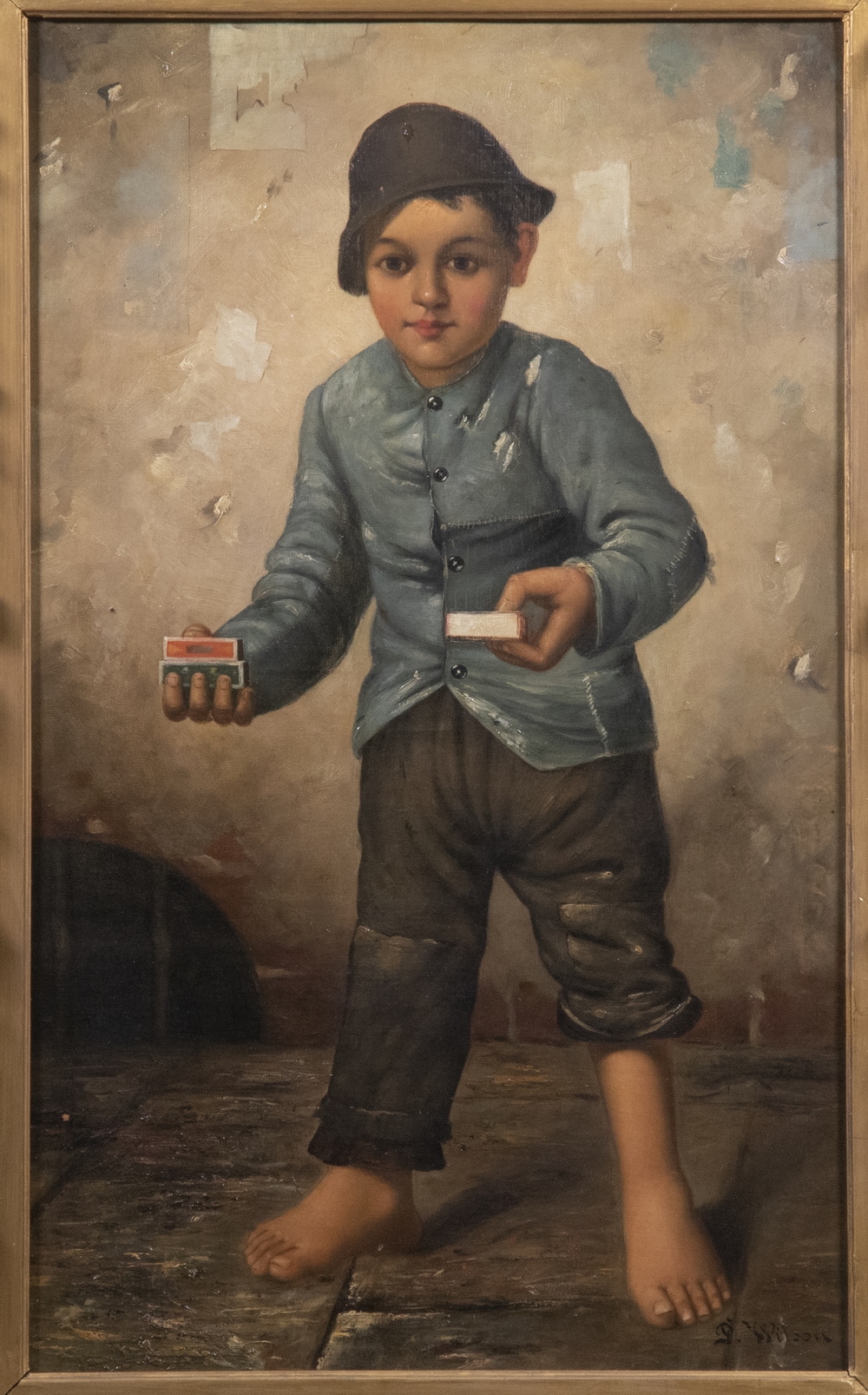 David Forrester Wilson | The Match Seller | MutualArt