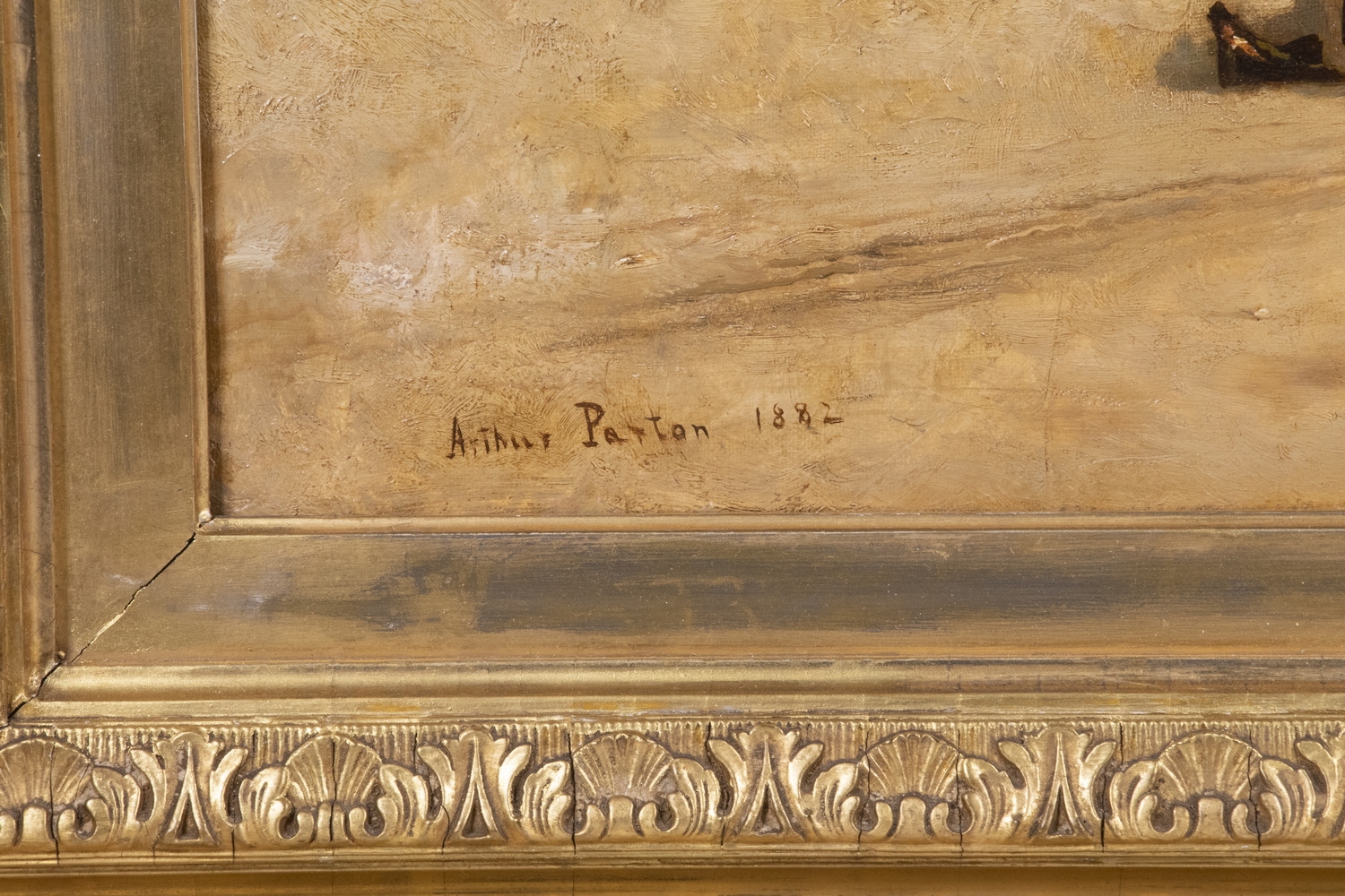 Arthur Parton | Lake Como Road with Church and Chateau (1882) | MutualArt