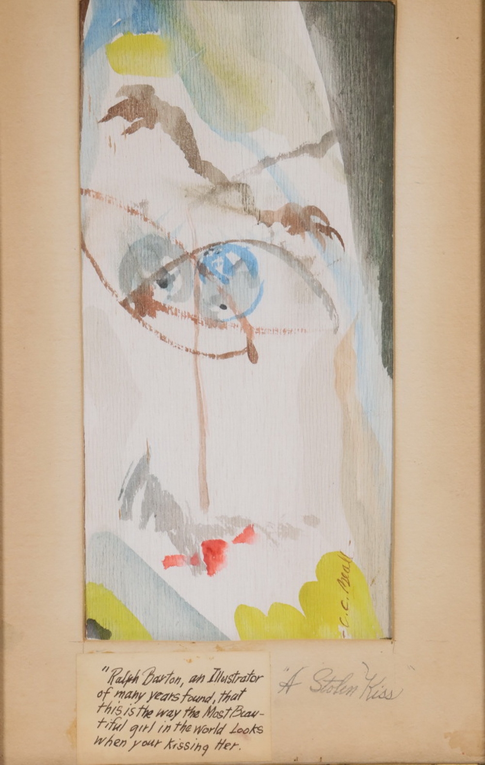 Cecil Calvert Beall | A Stolen Kiss | MutualArt