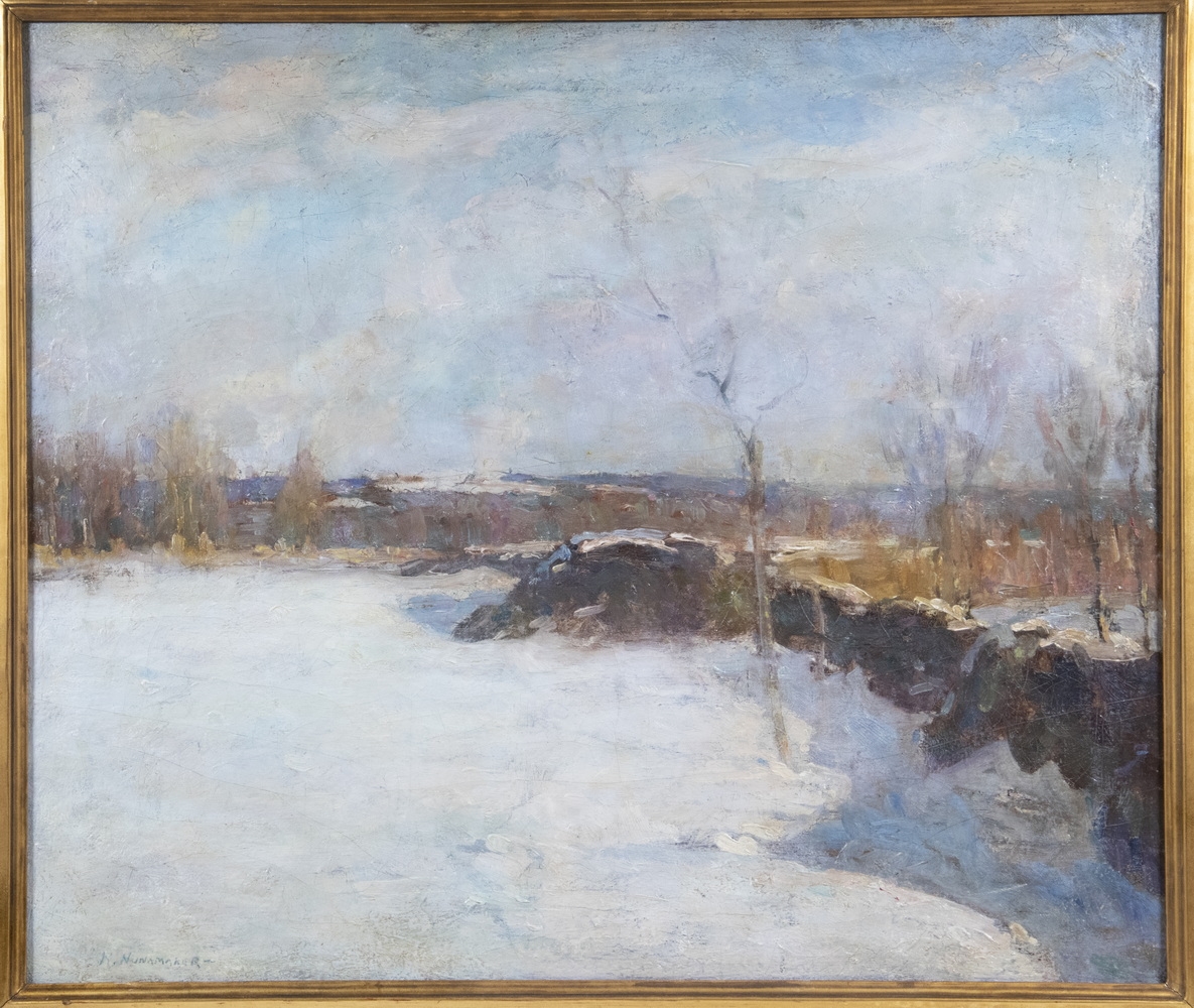 Kenneth Nunamaker | Winter Landscape at the Old Quarry | MutualArt