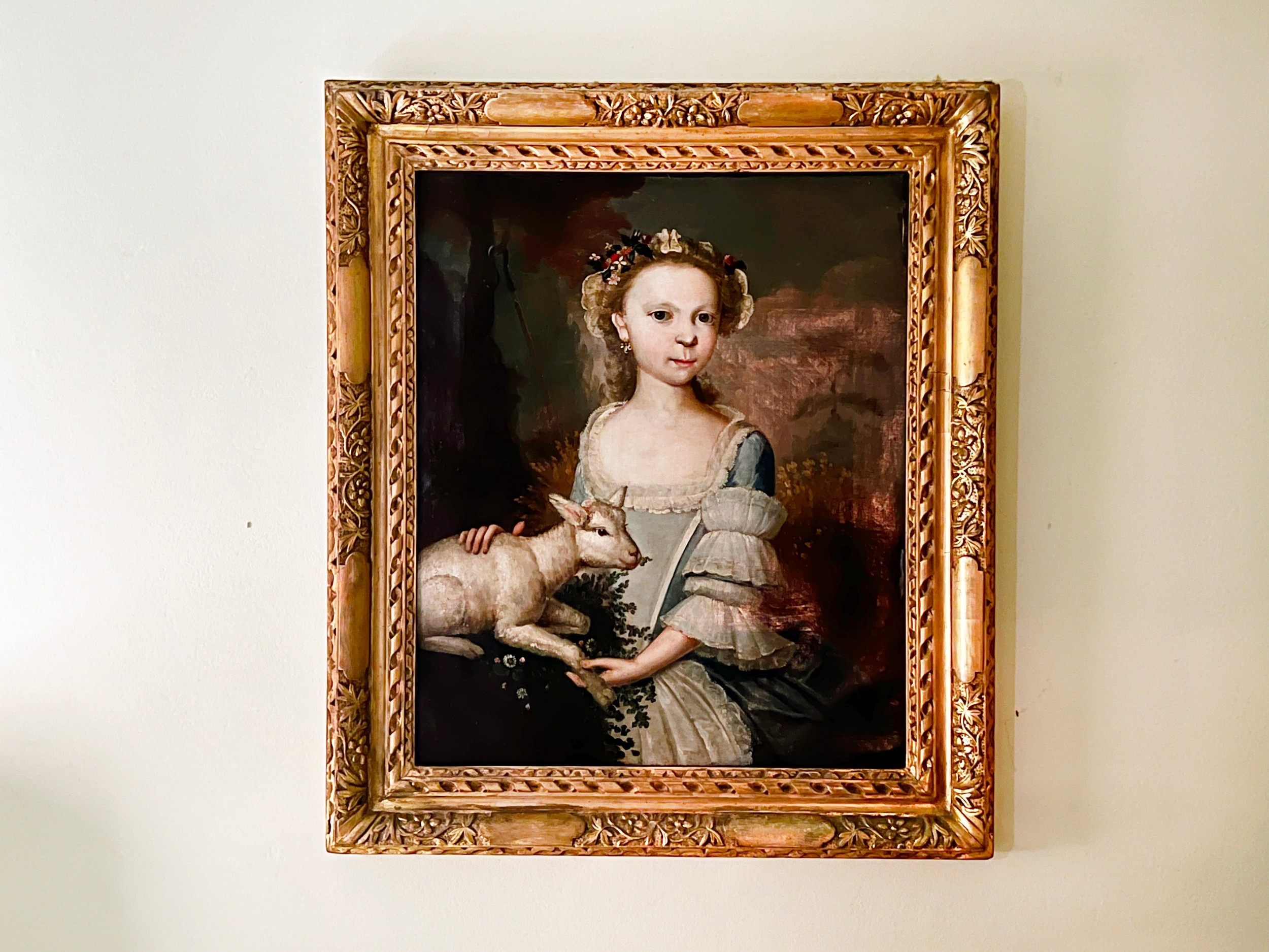 Sir Joshua Reynolds | Elizabeth Towle as a Shepherdess with Lamb ...