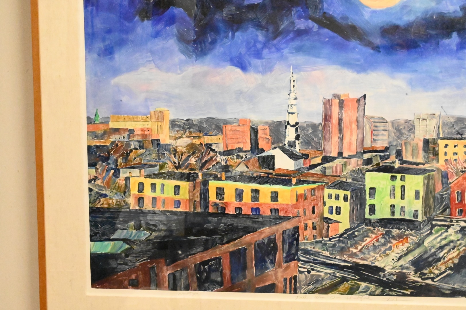Chet Kempczynski | Full Moon over Hartford XVI 1987 | MutualArt