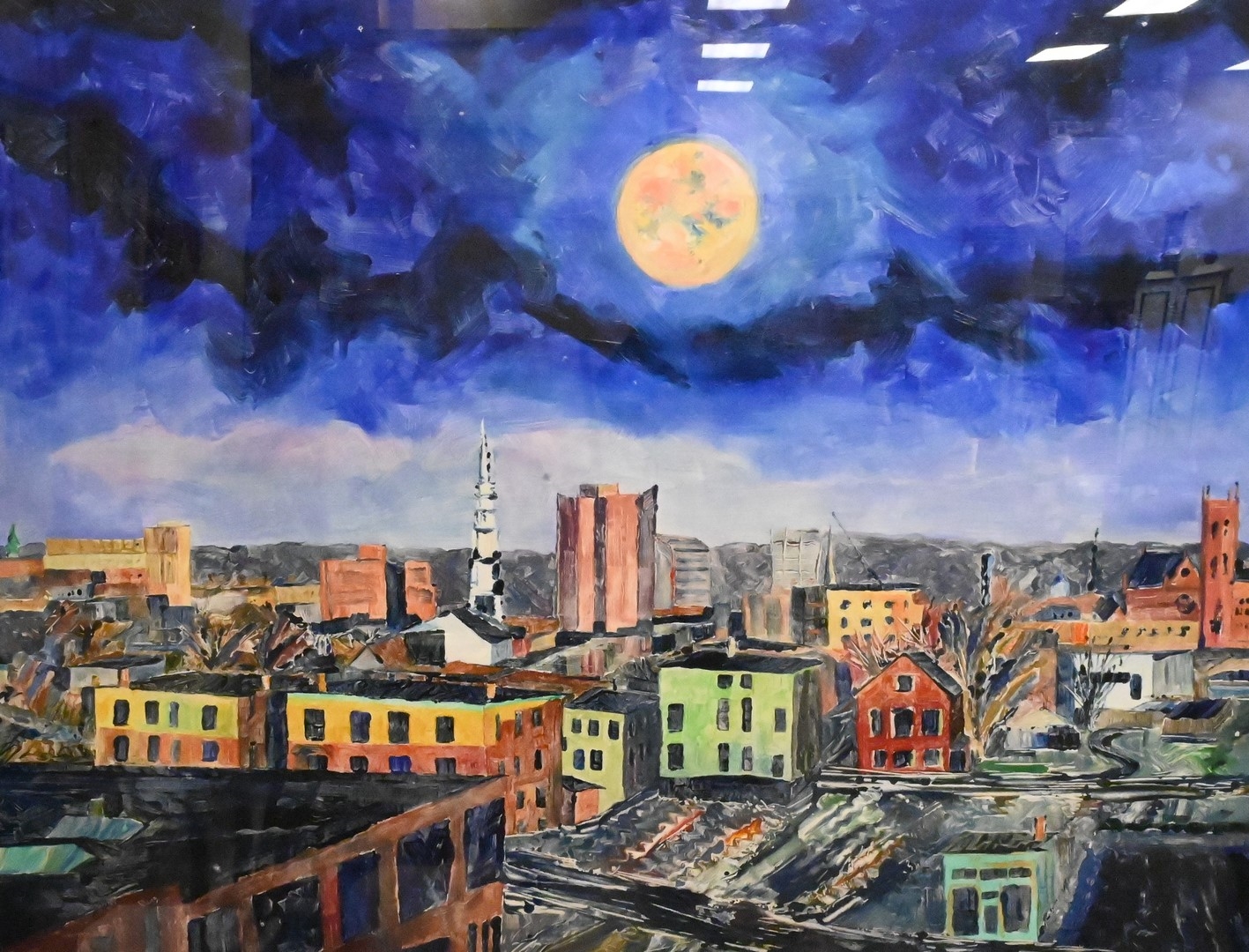 Chet Kempczynski | Full Moon over Hartford XVI 1987 | MutualArt