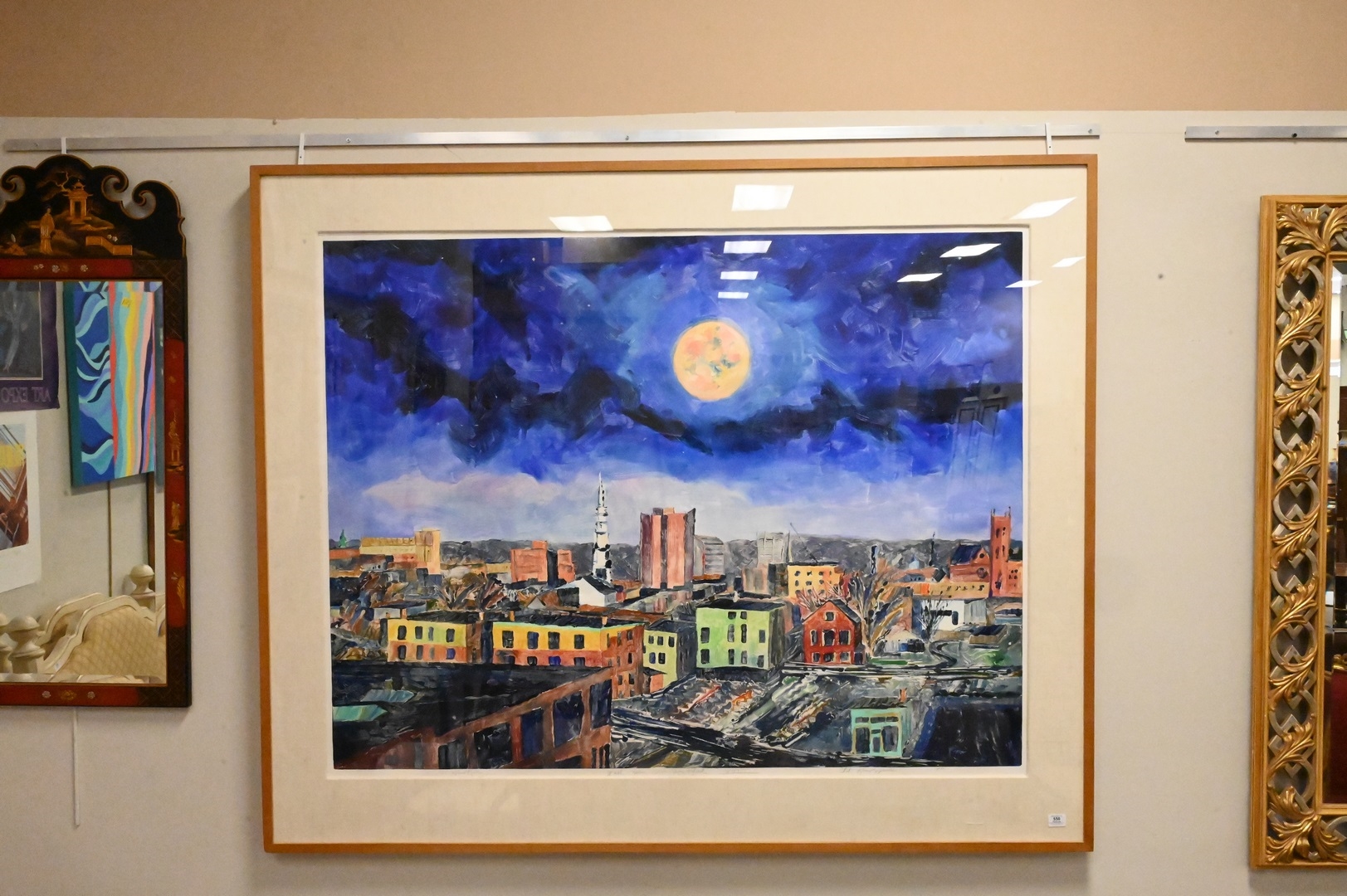 Chet Kempczynski | Full Moon over Hartford XVI 1987 | MutualArt