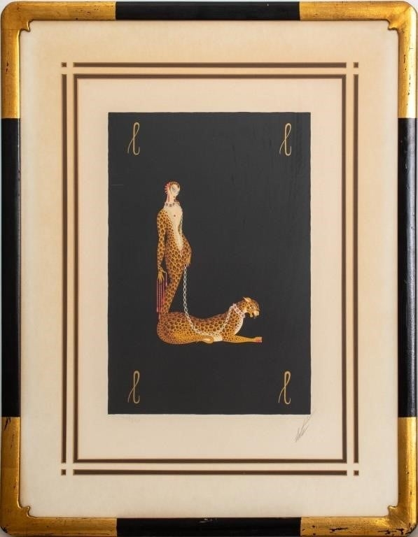 Erté | Letter L; Alphabet Series | MutualArt