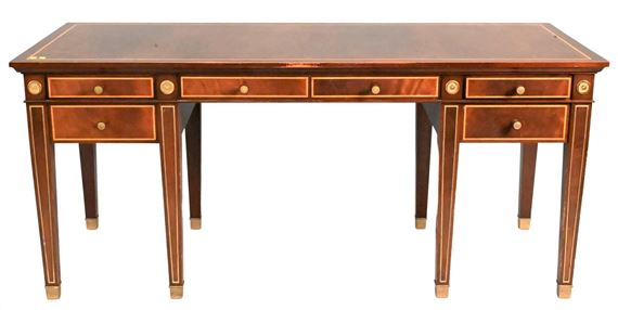 David Linley | David Linley Custom Inlaid Desk | MutualArt