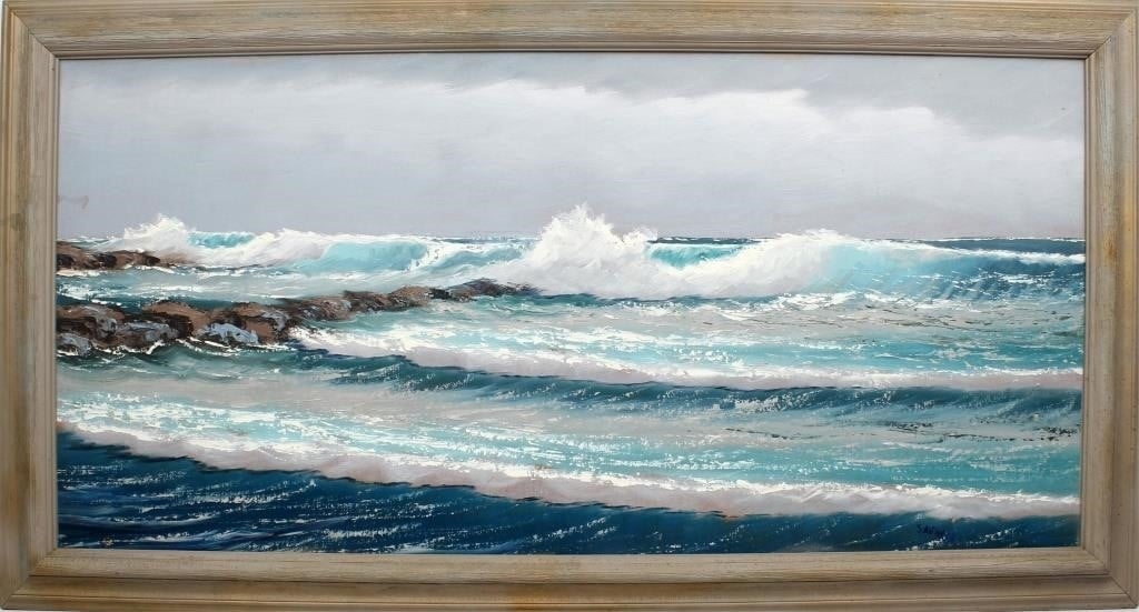 Sam Newton | SAM NEWTON FLORIDA HIGHWAYMEN STORMY SEA | MutualArt