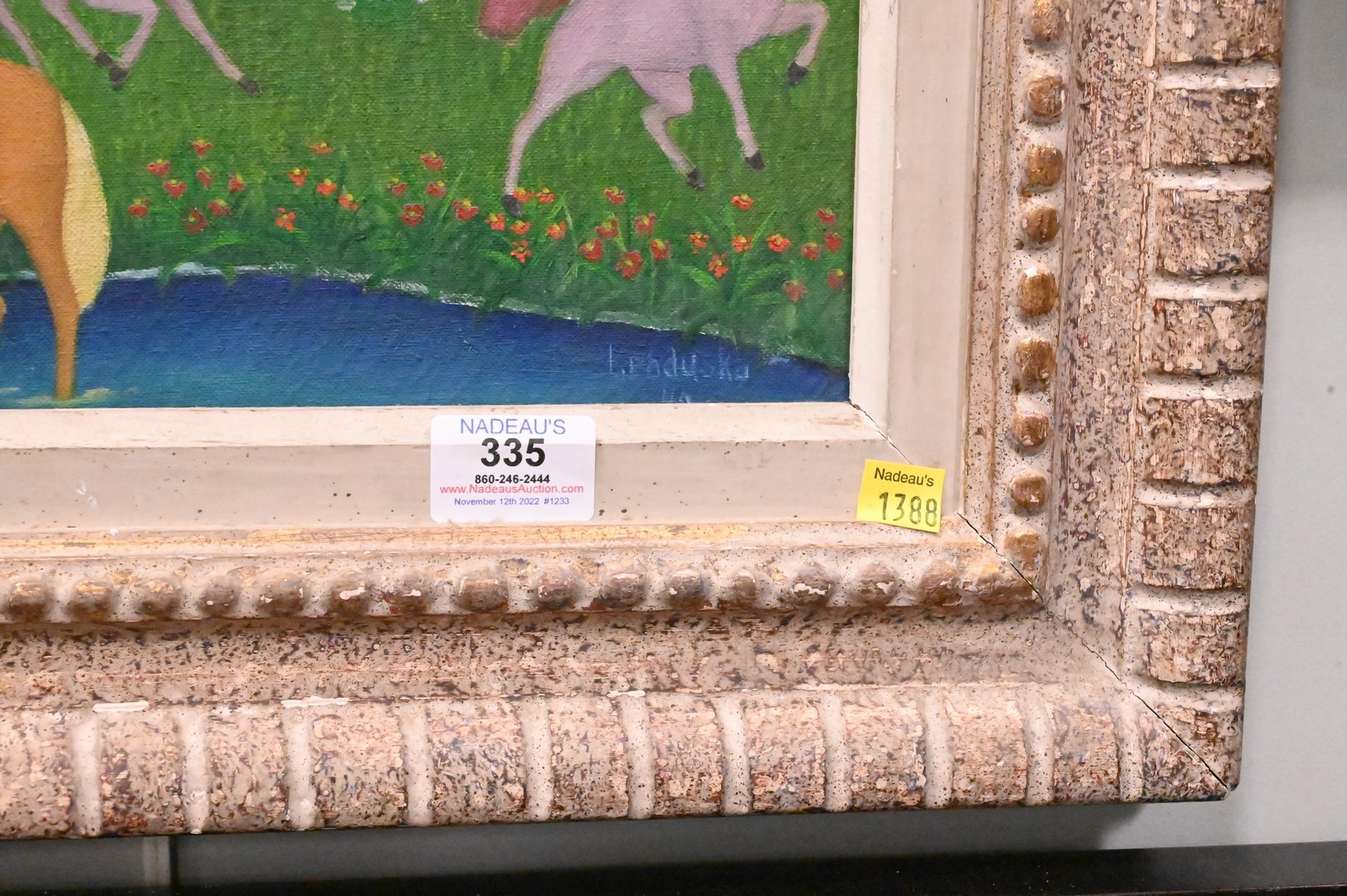 Lawrence Lebduska | Cantering Horses 1946 (1946) | MutualArt