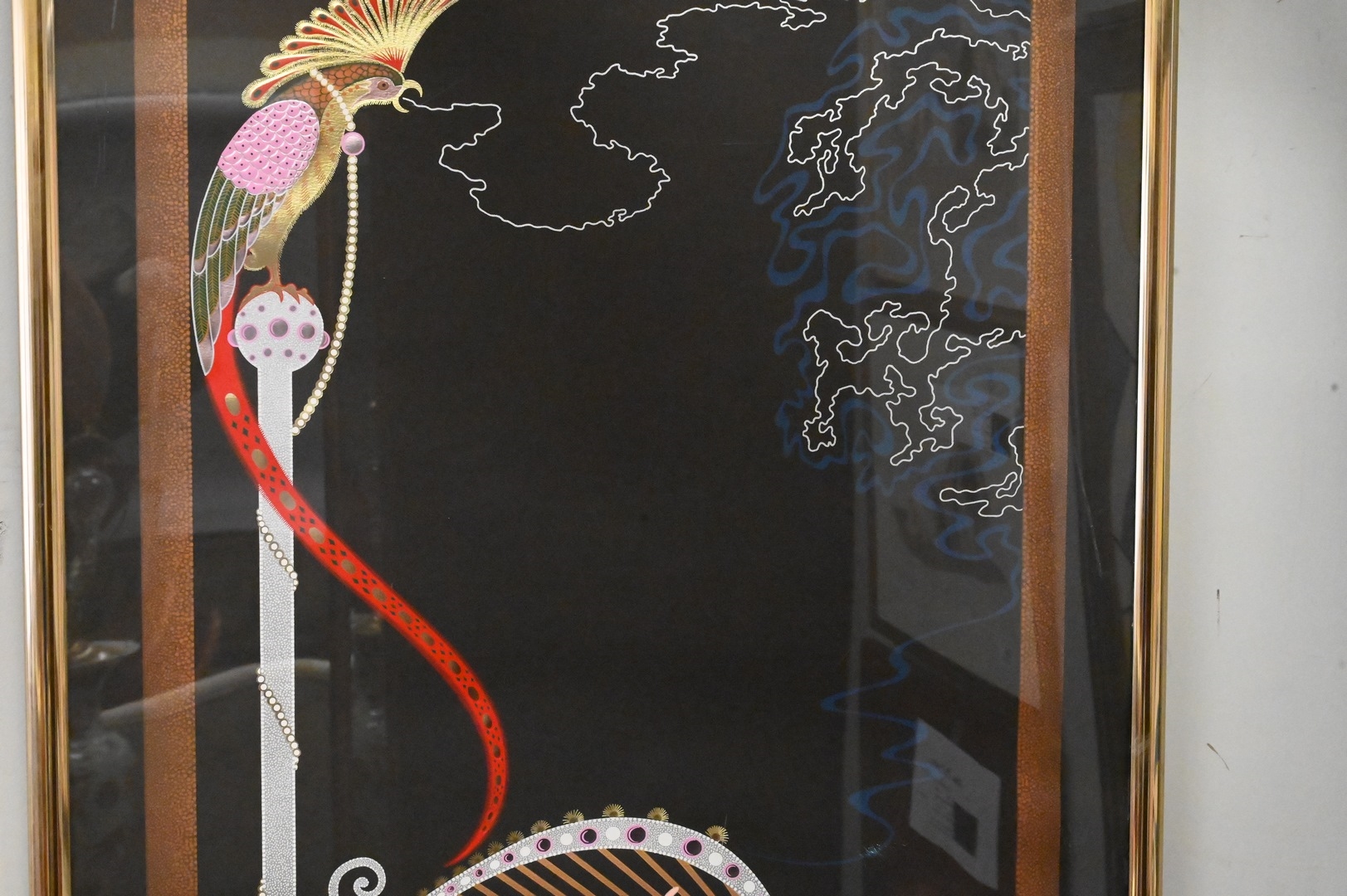 Erté | Erte Enchanted Melody Silkscreen in Color (1983) | MutualArt