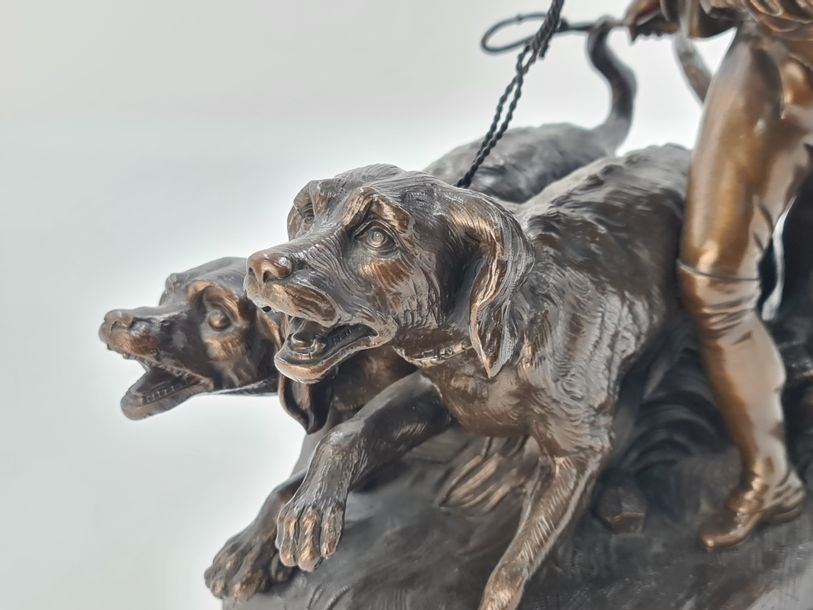 French School, 19th Century | The picker with the hunting horn and the ...