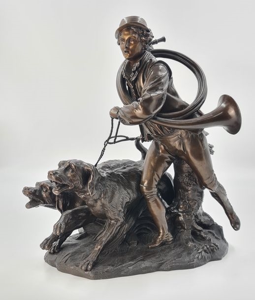 French School, 19th Century | The picker with the hunting horn and the ...