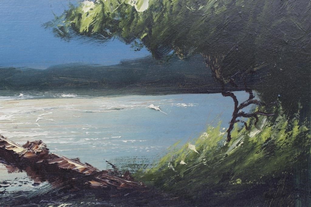 Alfred Hair | ALFRED HAIR FLORIDA HIGHWAYMEN UNSIGNED LONE PALM | MutualArt