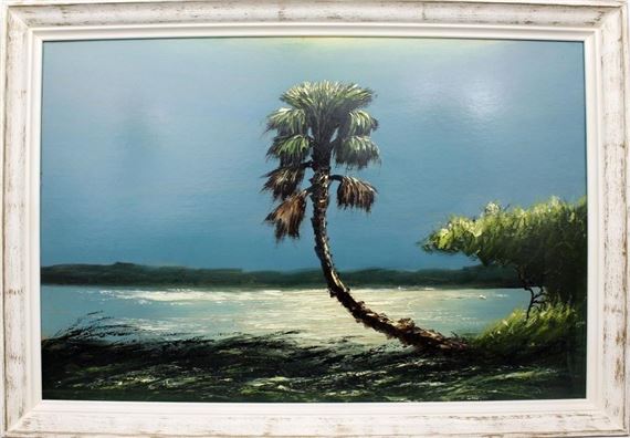 Alfred Hair | ALFRED HAIR FLORIDA HIGHWAYMEN UNSIGNED LONE PALM | MutualArt
