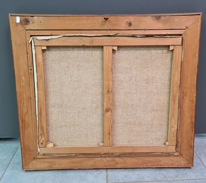 Gustave Camus | Bridge over the river at the foot of the village ...