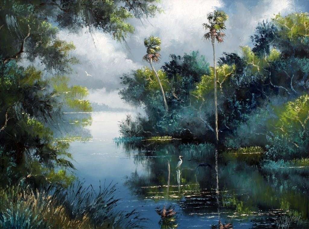 Sam Newton | SAM NEWTON FLORIDA HIGHWAYMEN PASSING STORM | MutualArt