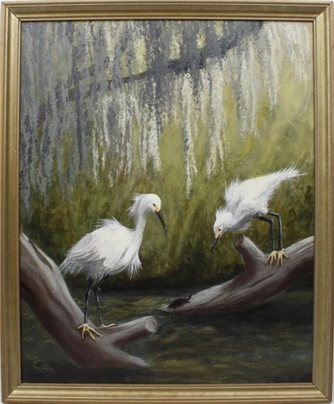 Carol Ann Knapp | CAROL ANN KNAPP FLORIDA ARTIST SNOWYS & MOSS (2004 ...