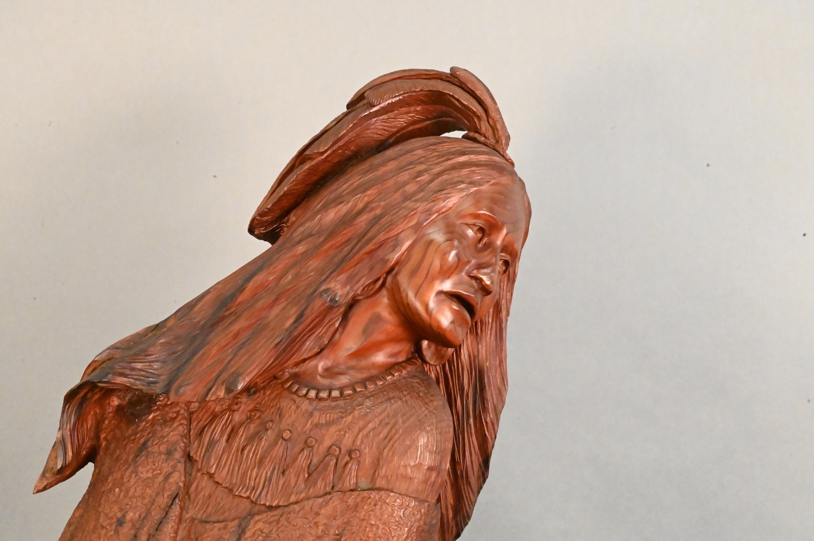 Bob Boomer | Bob Boomer (b. 1944) Carved Wood Ceremonial Dancer | MutualArt