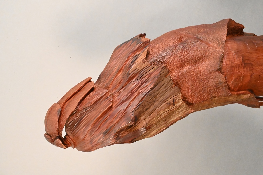 Bob Boomer | Bob Boomer (b. 1944) Carved Wood Ceremonial Dancer | MutualArt