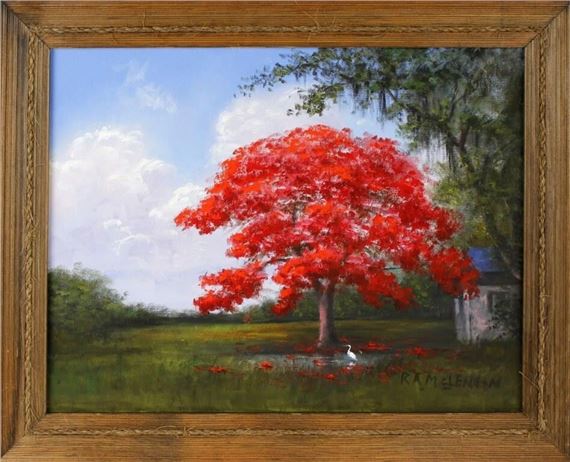 Roy McLendon | R.A. MCLENDON FLORIDA HIGHWAYMEN ROYAL POINCIANA | MutualArt