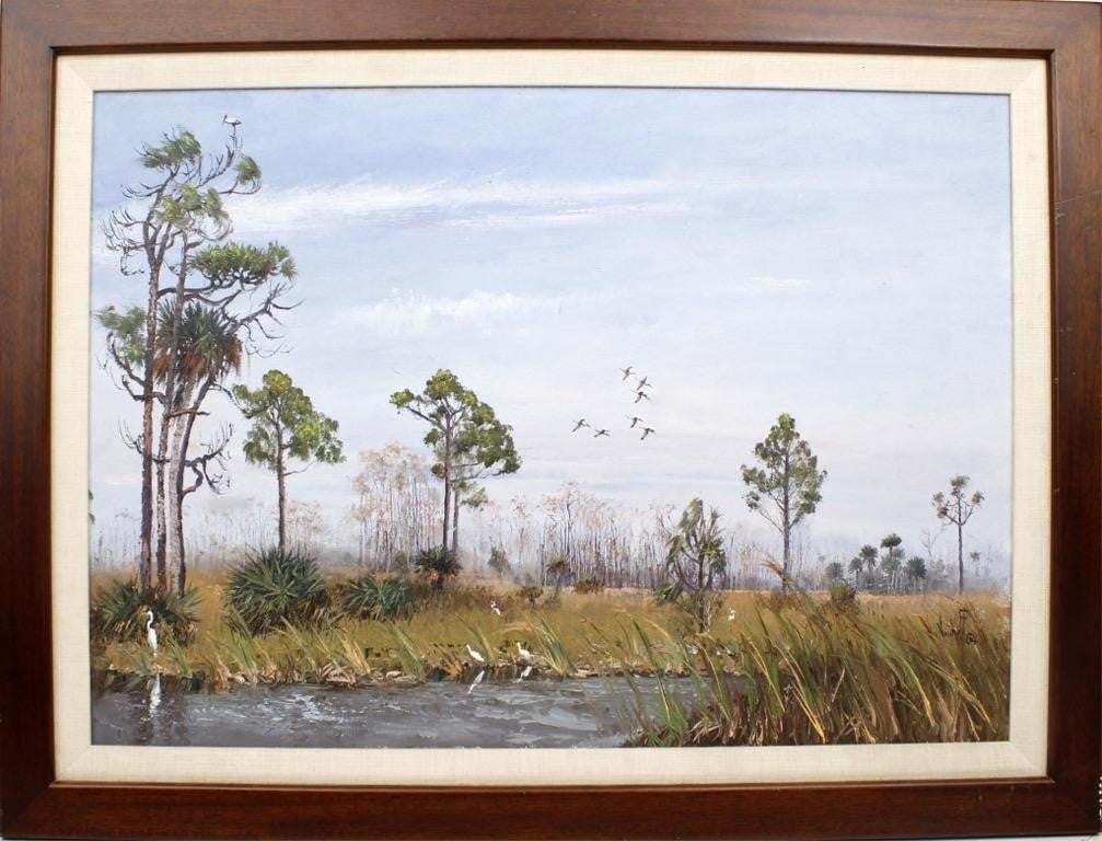 Sam Vinikoff | SAM VINIKOFF FLORIDA ARTIST BIG CYPRESS (1984) | MutualArt