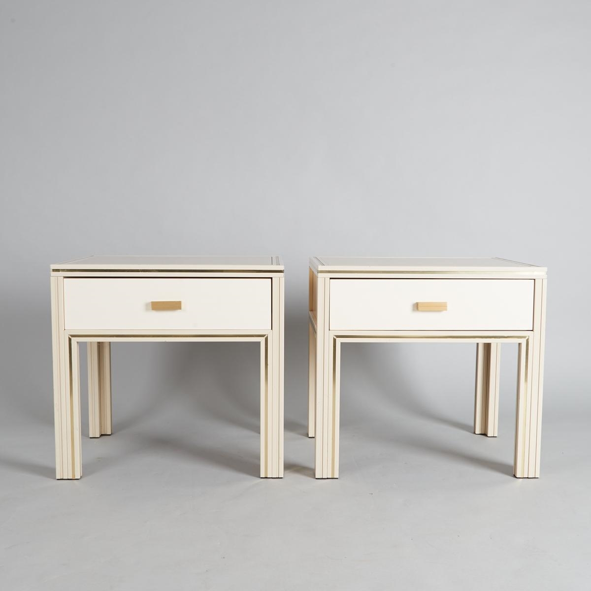 Pierre Vandel | A Pair of Pierre Vandel Bedside Tables | MutualArt