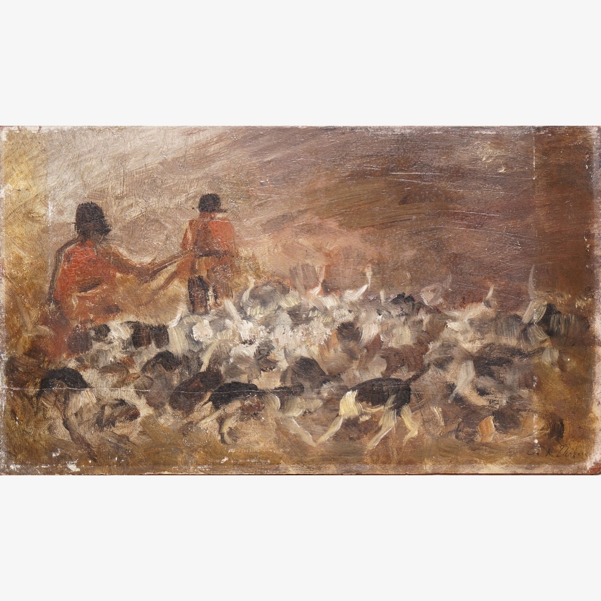 Otto von Thoren | Scène de chasse à courre | MutualArt