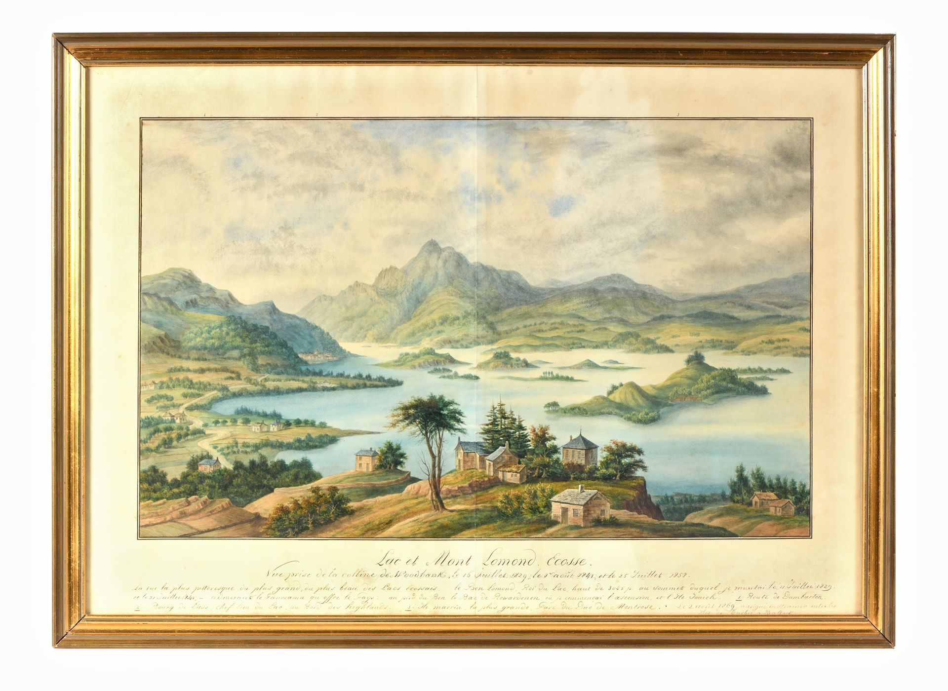 Alphonse Dousseau | View of Inverary, View of the Pic du Midi de Pau ...