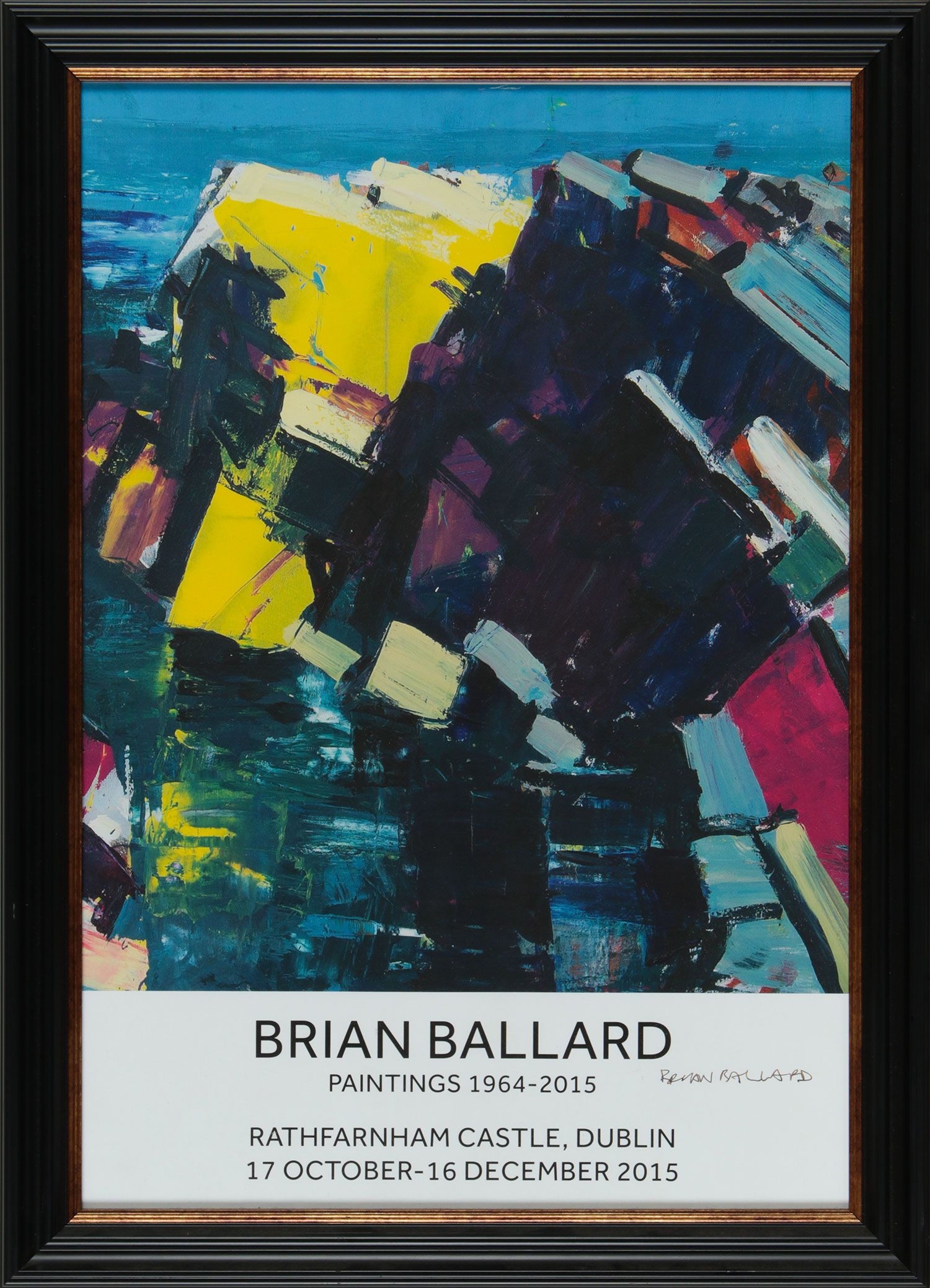 Brian Ballard | EXHIBITION POSTER, RATHFARNHAM CASTLE, DUBLIN 17TH ...