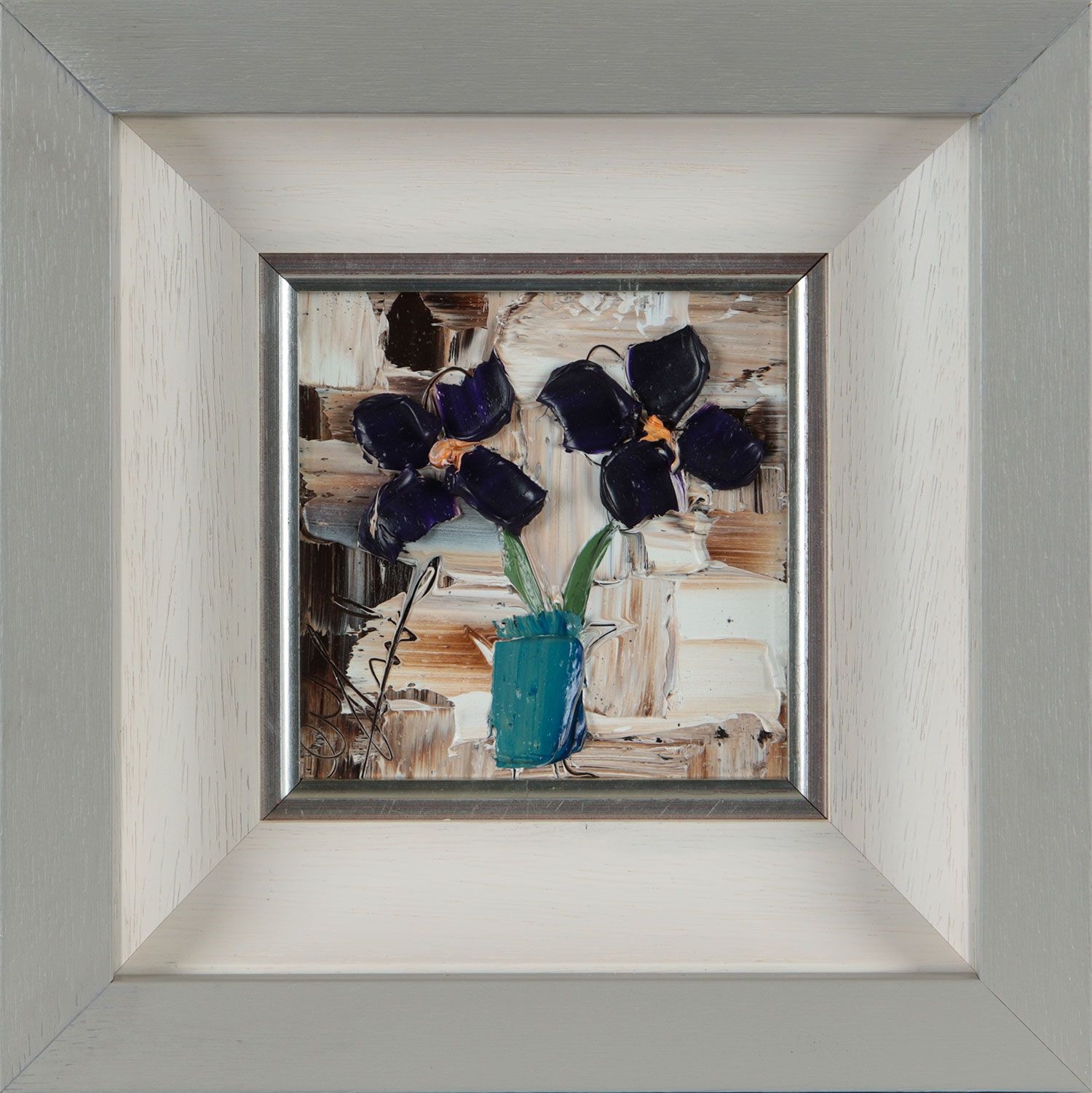 Colin Flack | PURPLE FLOWERS IN A VASE | MutualArt