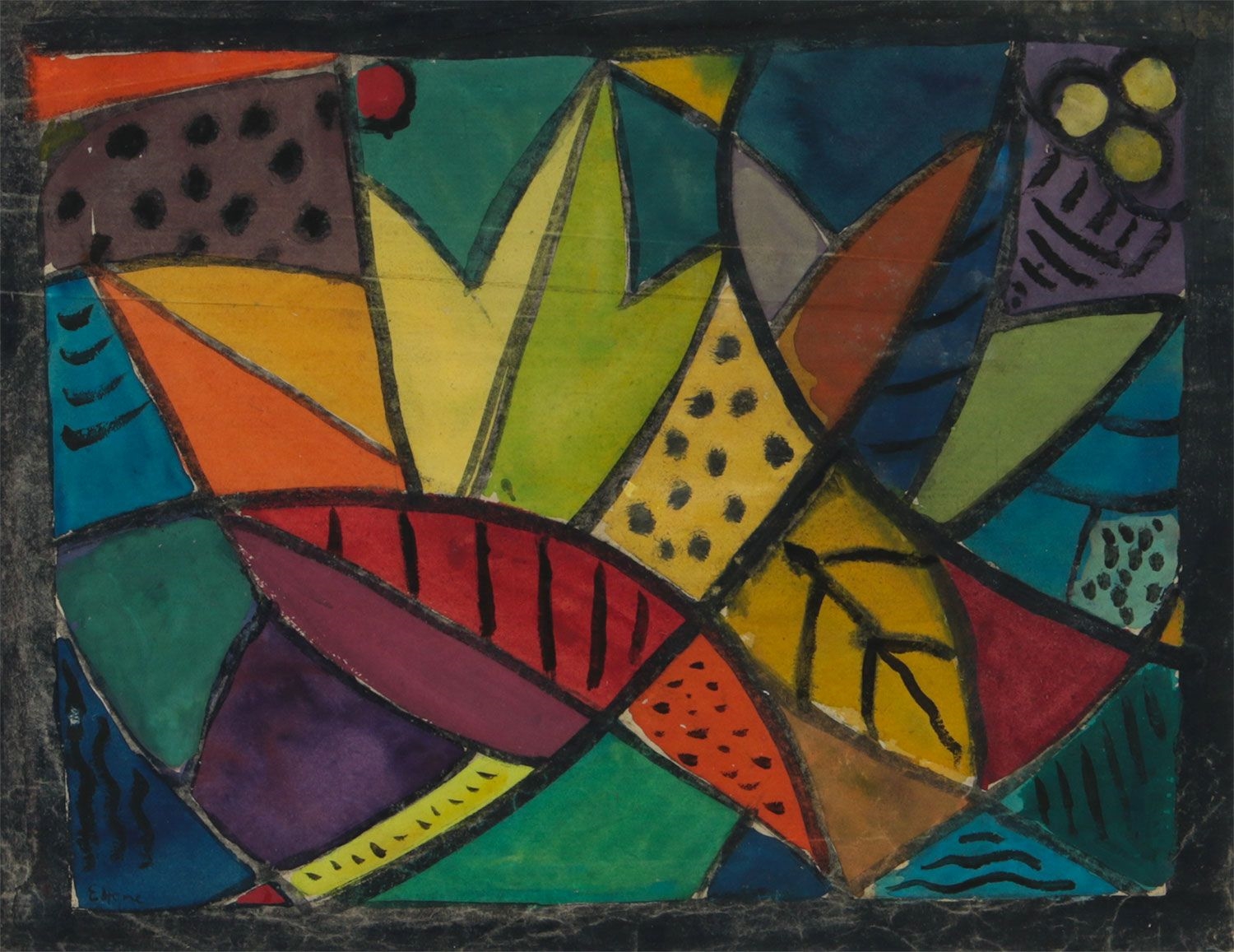 Evie Hone | STAINED GLASS WINDOW DESIGN | MutualArt