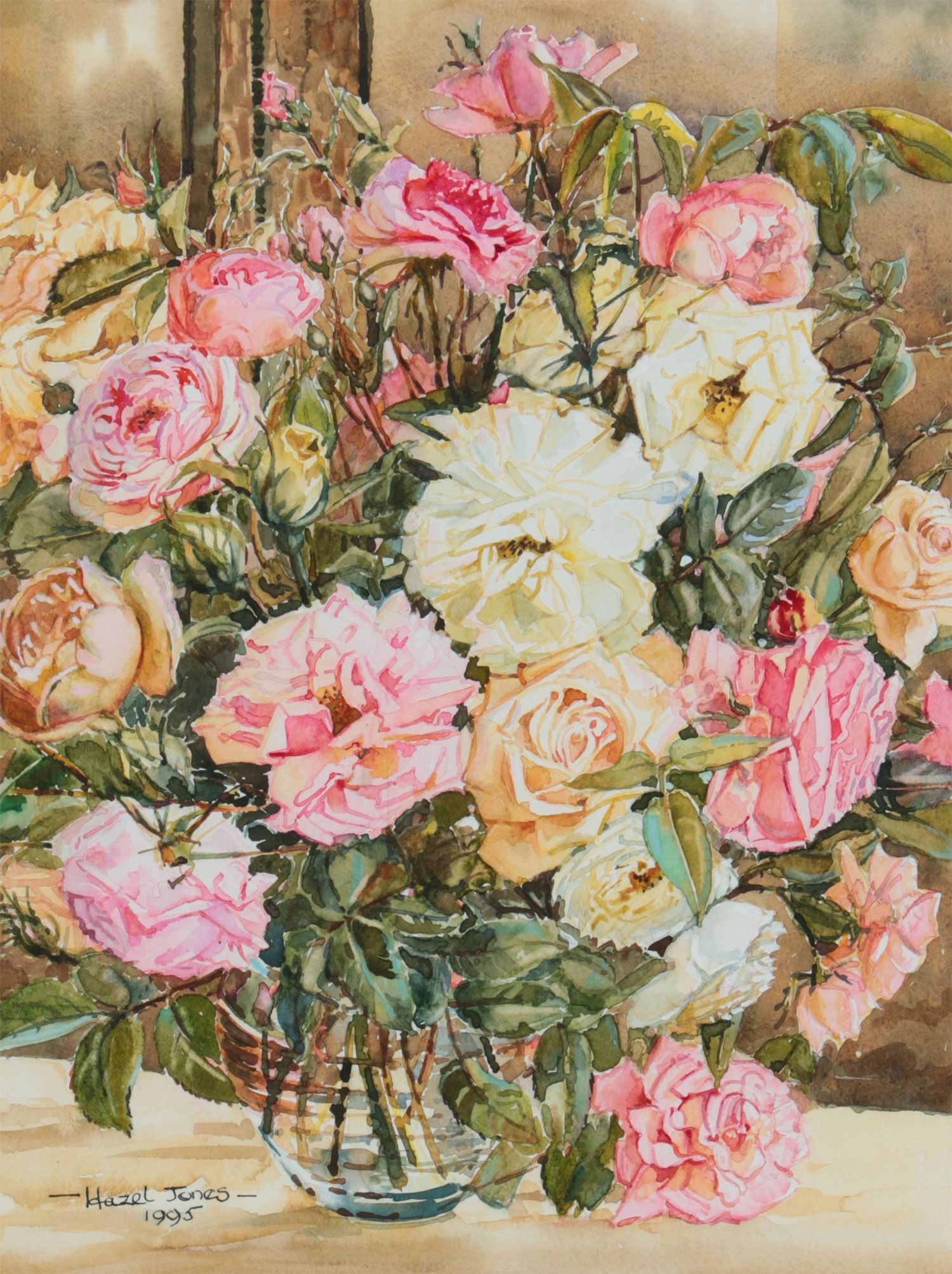 Hazel Jones | SUMMER ROSES | MutualArt