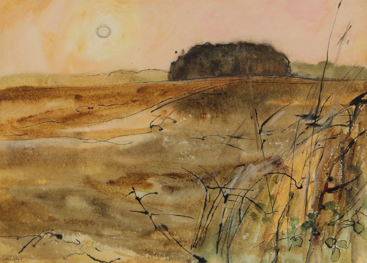 Violet Fuller | OCTOBER SUNSET | MutualArt