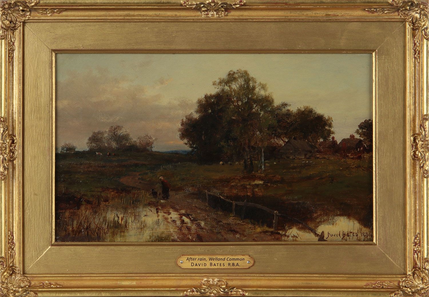 David Bates | AFTER RAIN, WELLAND COMMON | MutualArt