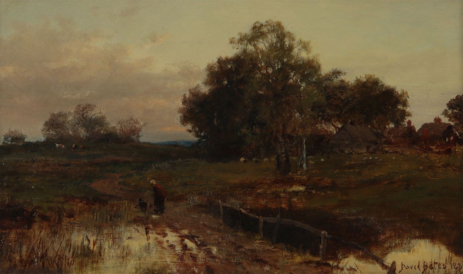 David Bates | AFTER RAIN, WELLAND COMMON | MutualArt