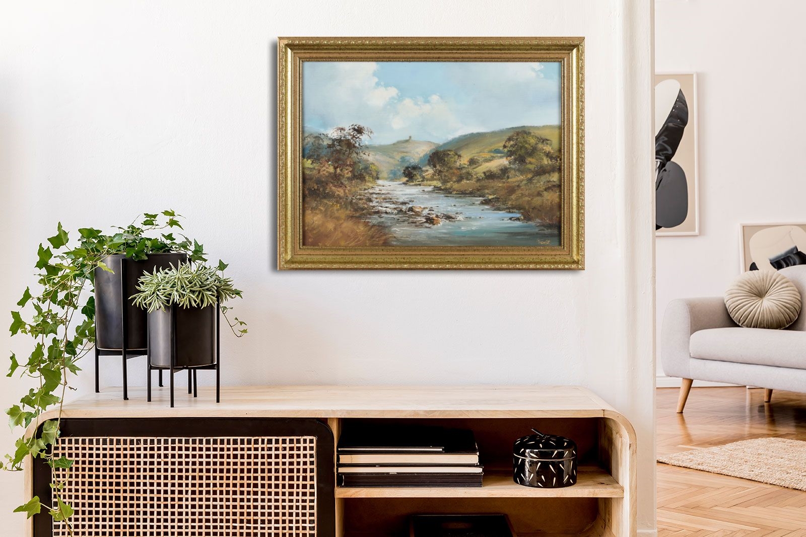 Frank Fitzsimmons | COMBER RIVER AND SCRABO TOWER | MutualArt