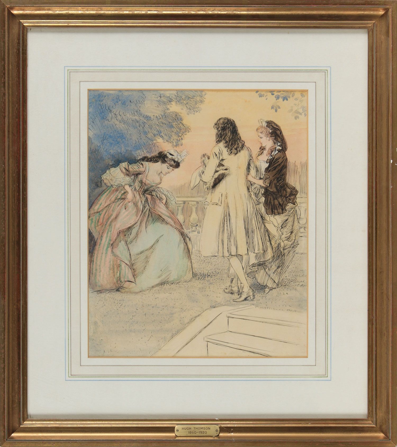 Hugh Thomson | SHE MADE US ONE OF HER GRAND CURTSIE'S AND CALLED US THE ...