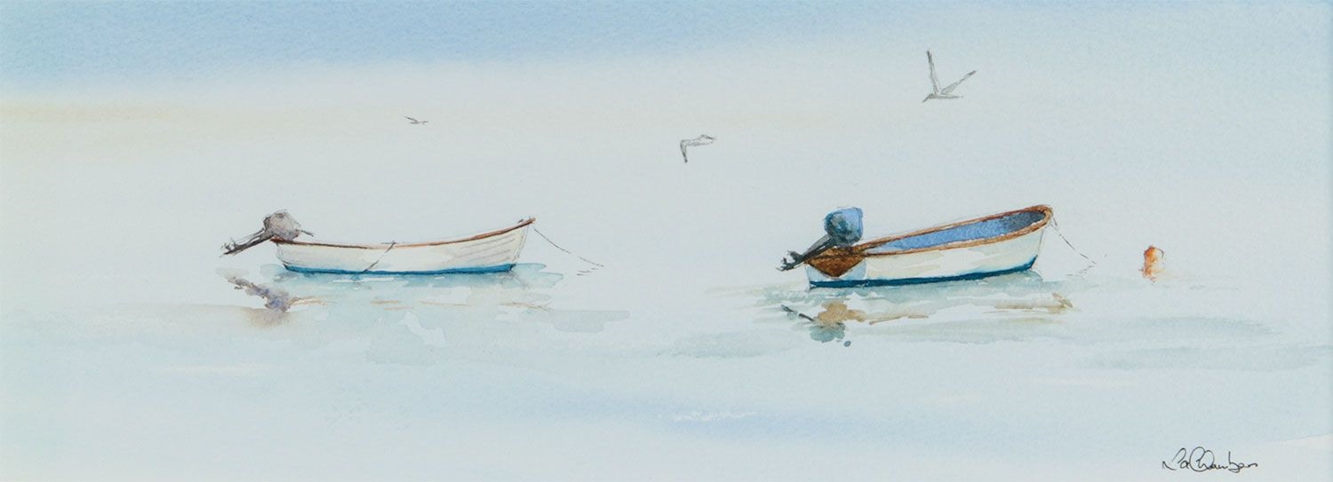 Lawrence Chambers | TWO BOATS | MutualArt