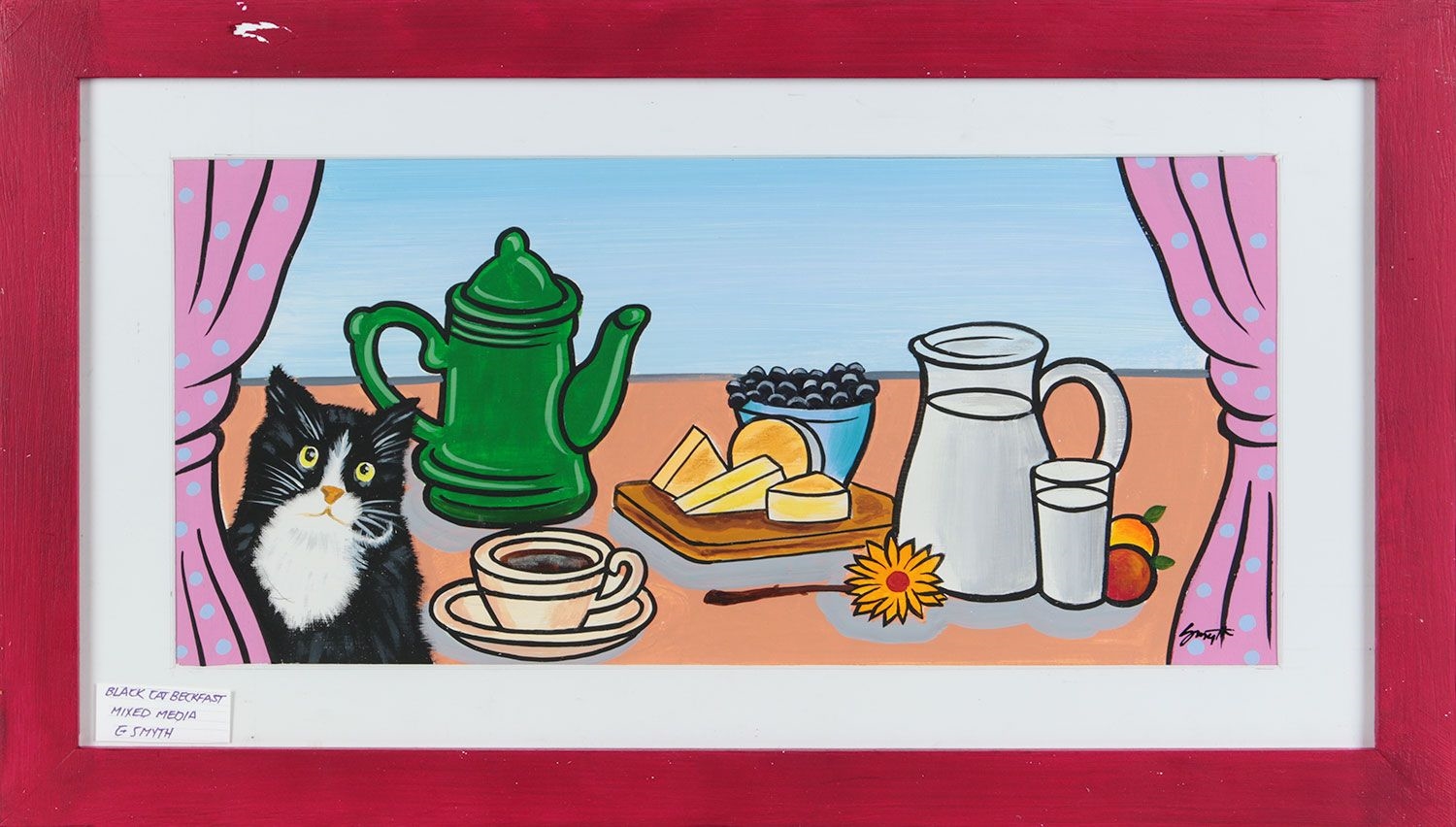 George Smyth | BLACK CAT BREAKFAST | MutualArt