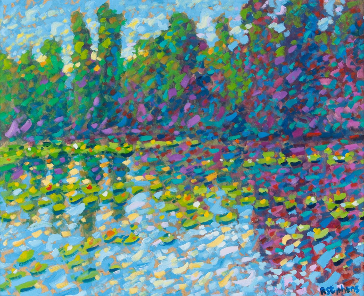 Paul Stephens | MONET'S GARDEN WATER LILIES | MutualArt