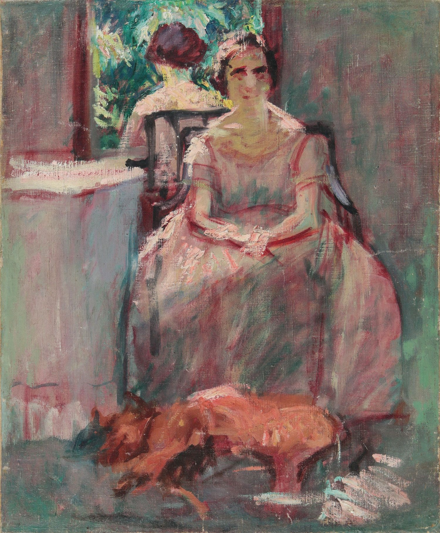 Irish School | SEATED LADY | MutualArt