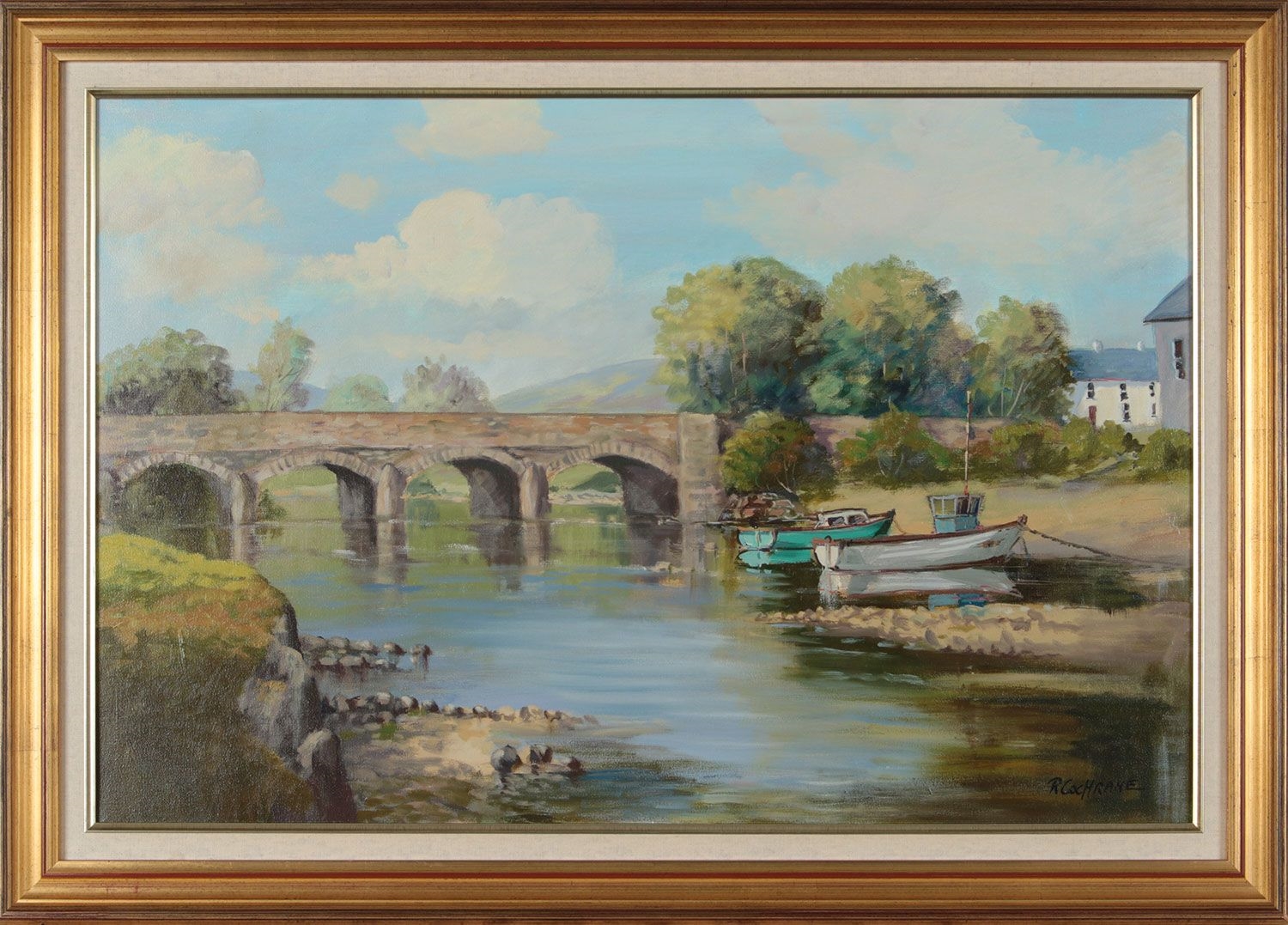 Ray Cochrane | A PEACEFUL SCENE AT CUSHENDUN, COUNTY ANTRIM | MutualArt